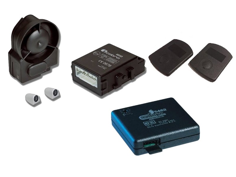 Cobra 4615 Alarm with ADR Tags by Vodafone Automotive + Cobra Microwave ...